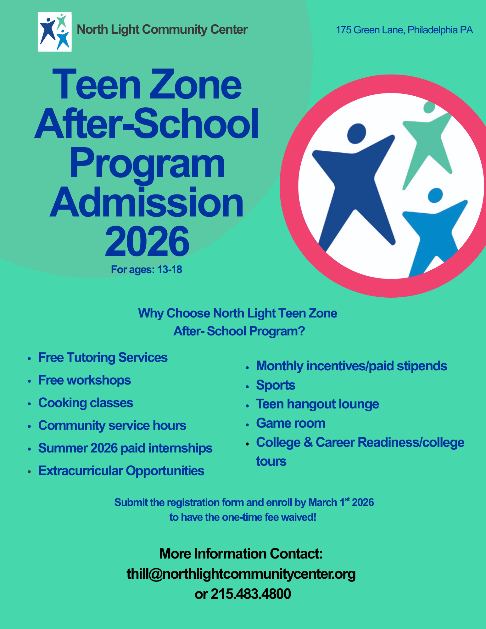 Teen Services – North Light Community Center